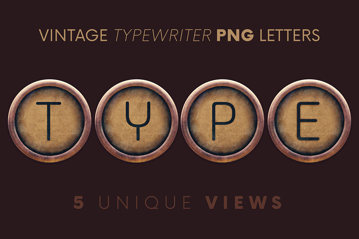 Vintage Typewriter - 3D Lettering | Deeezy