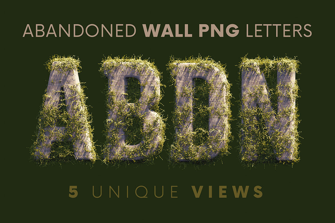 Abandoned Wall - 3D Lettering | Deeezy