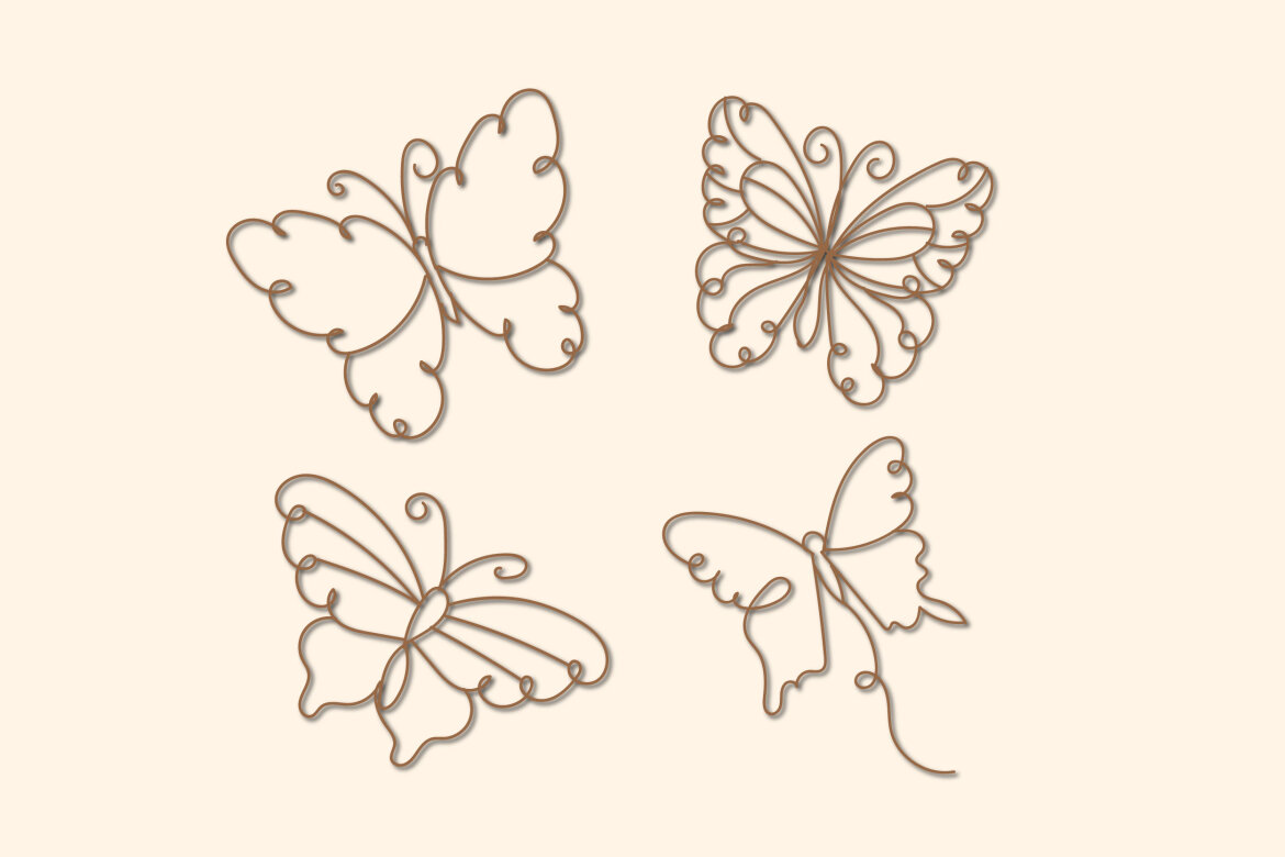 Butterfly Liner Svg Bundle | Deeezy