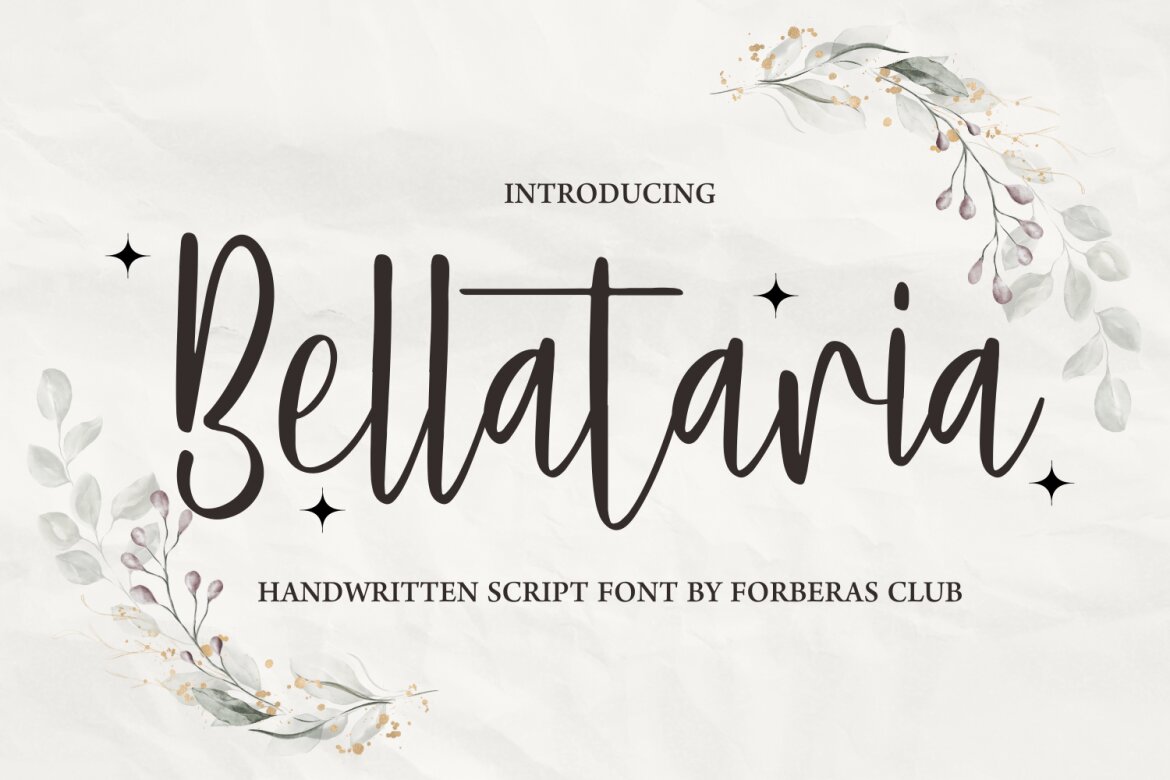 Bellataria - FREE Font | Deeezy