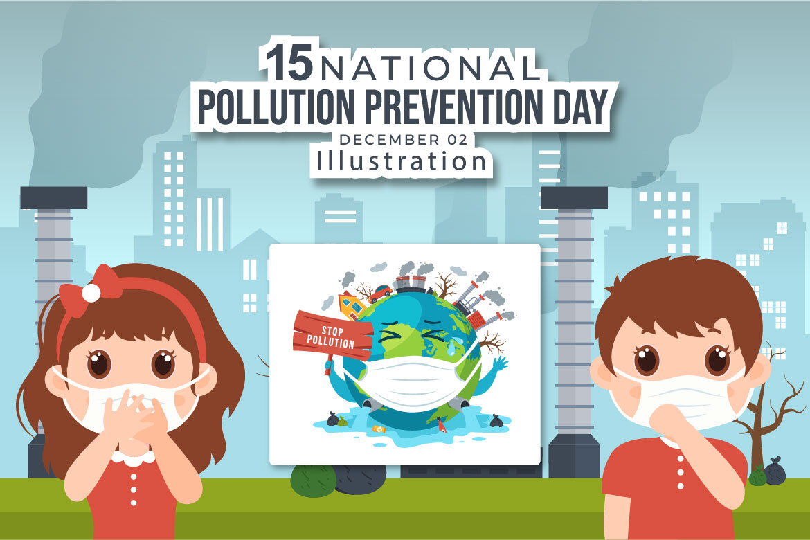 15 National Pollution Prevention Day Illustration | Deeezy