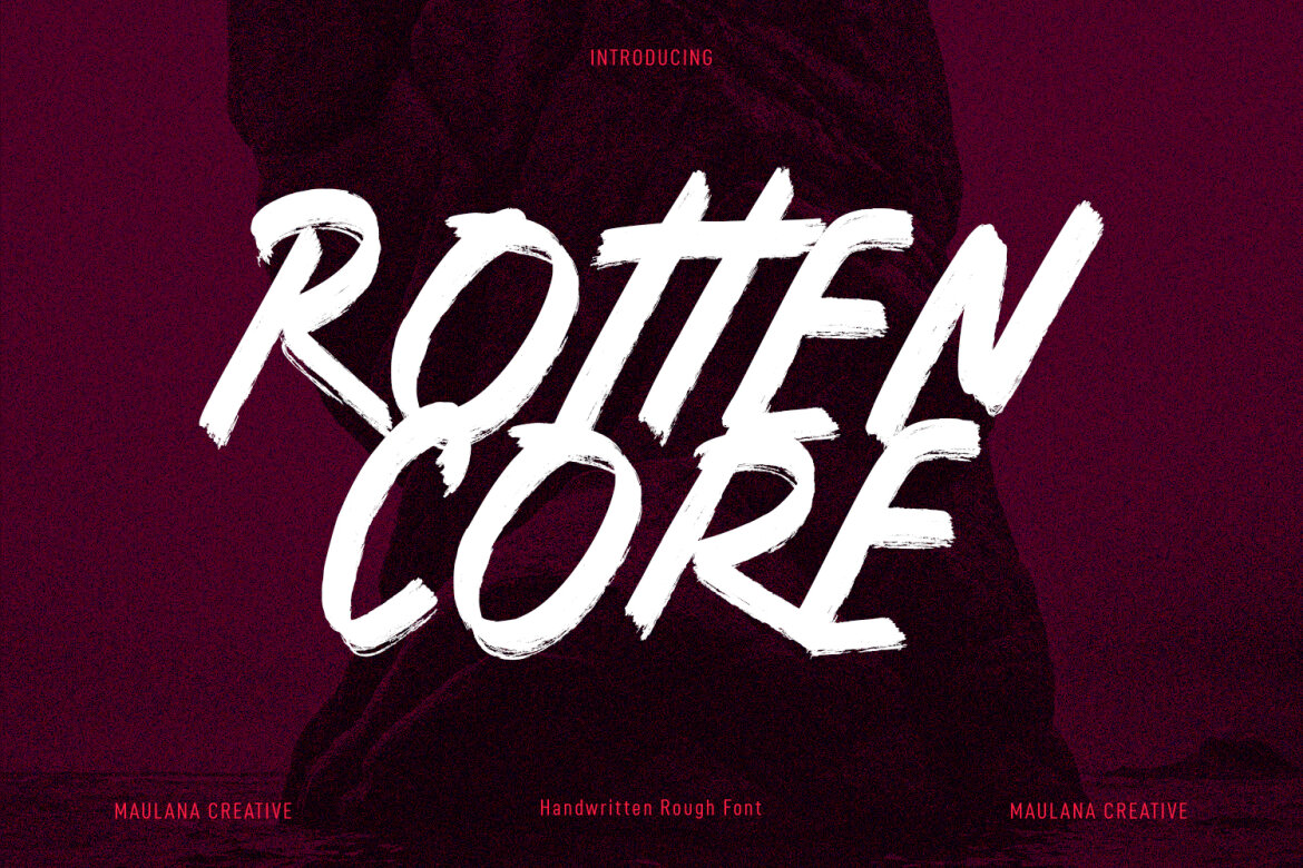 Rotten Core FREE Brush Font | Deeezy