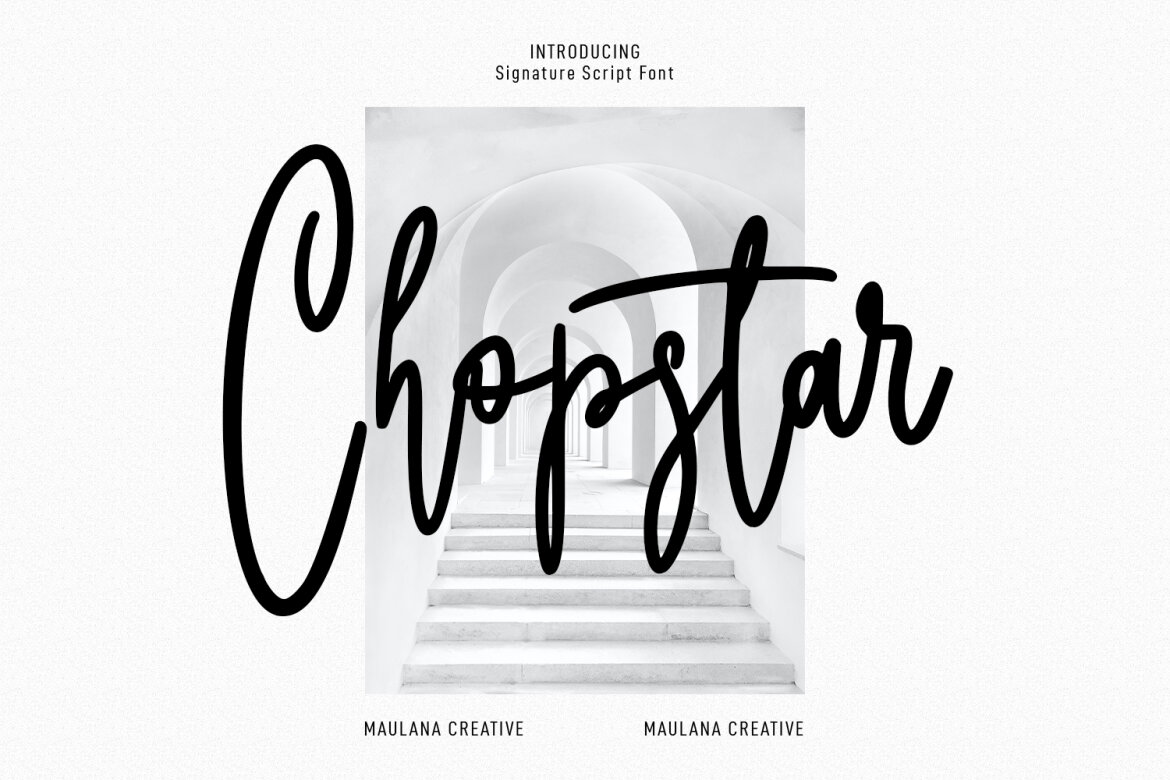 Chopstars Script Font | Deeezy