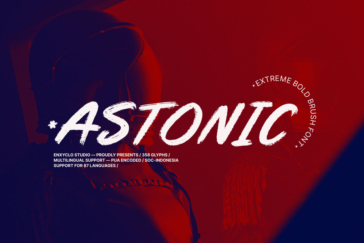 NCL ASTONIC - Bold Brush Script | Deeezy