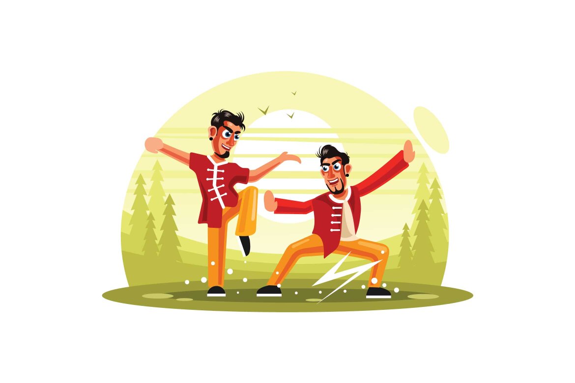Kung Fu Vector Illustration | Deeezy