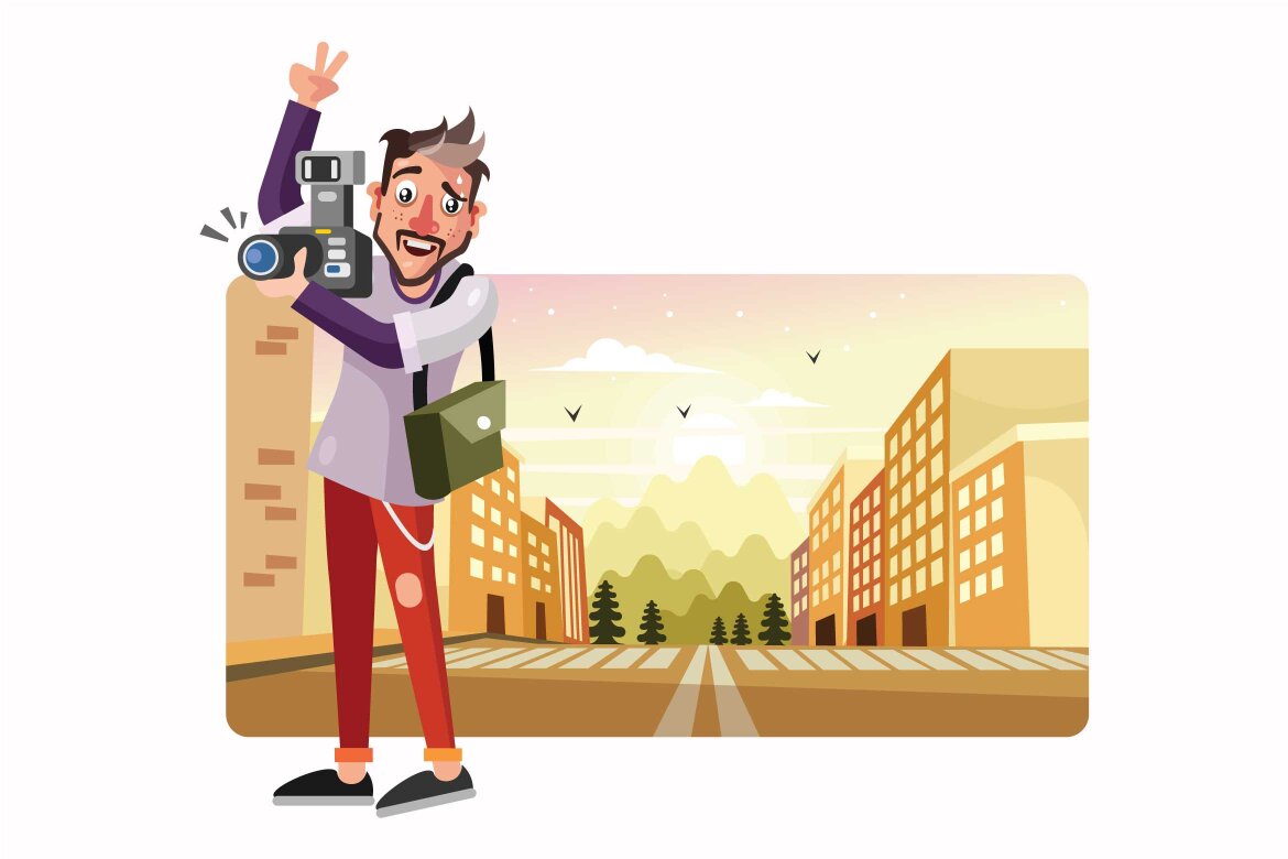Photographer Vector Illustration | Deeezy