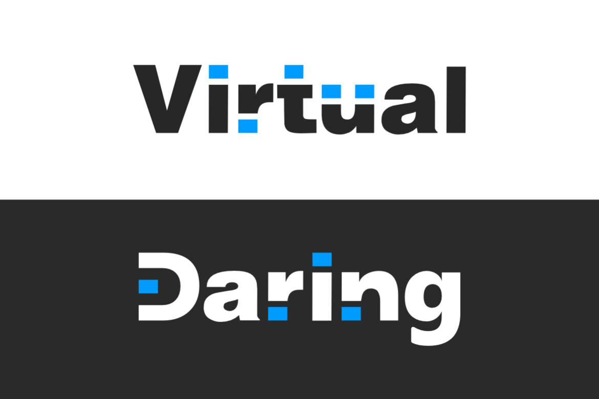 Daring Virtual - Free Text Logo | Deeezy