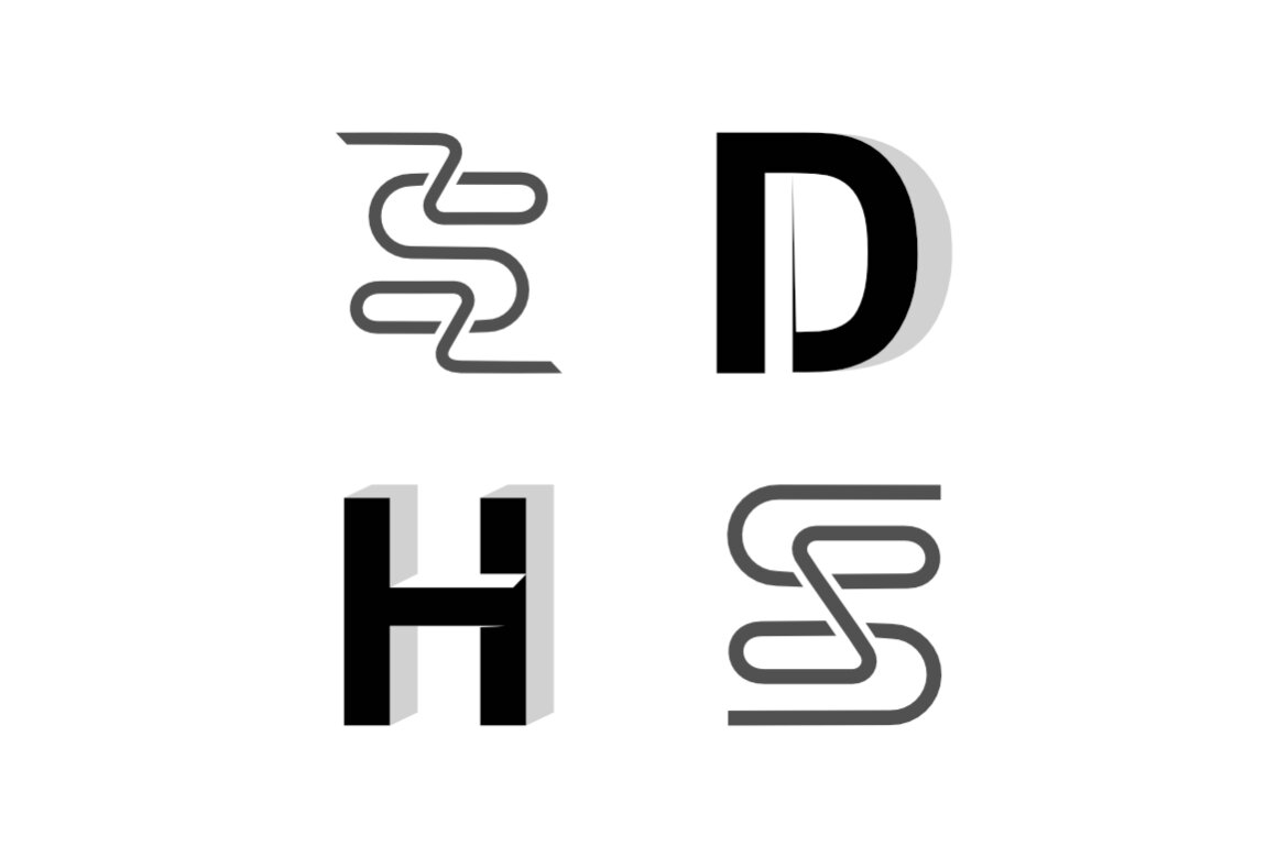 SS monogram - Free Logo Shapes | Deeezy