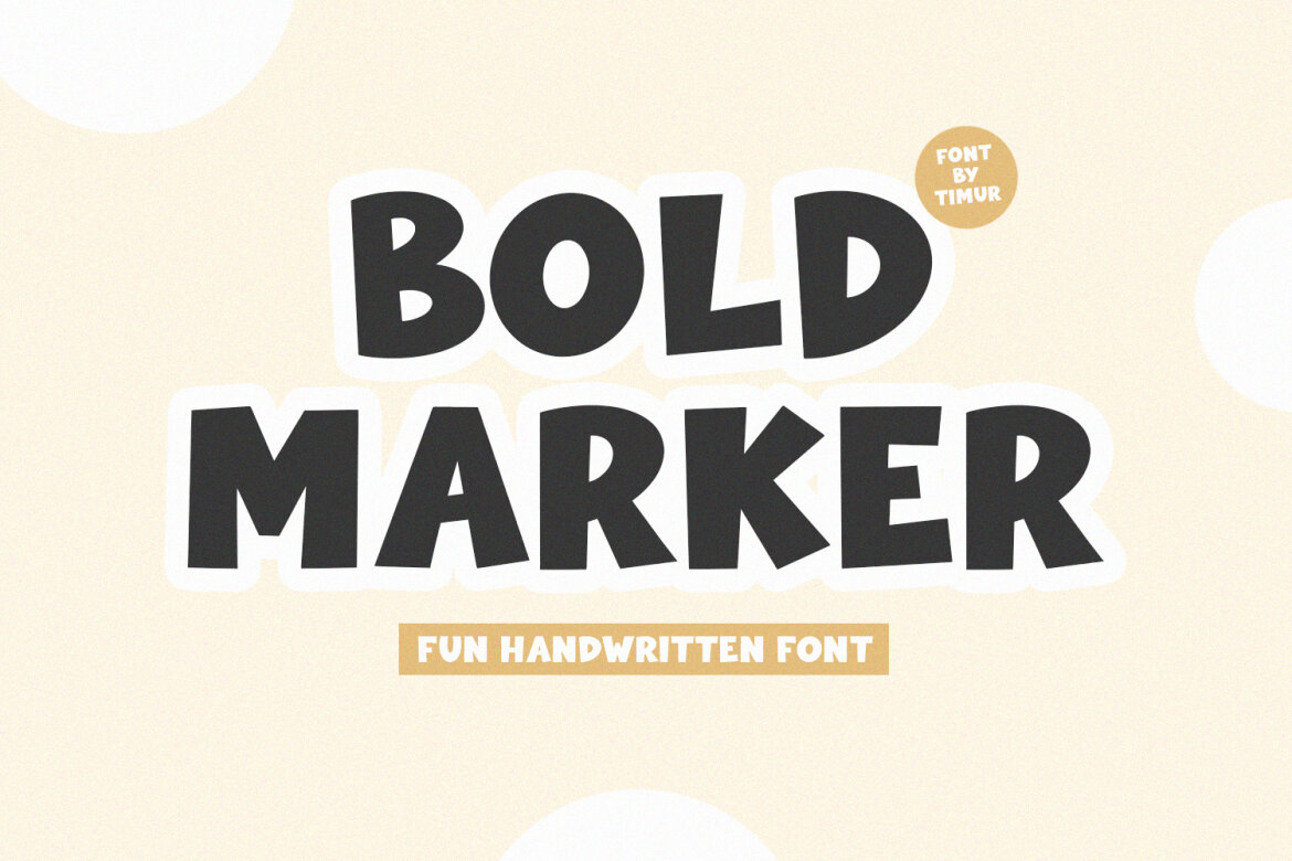 Bold Marker Font | Deeezy