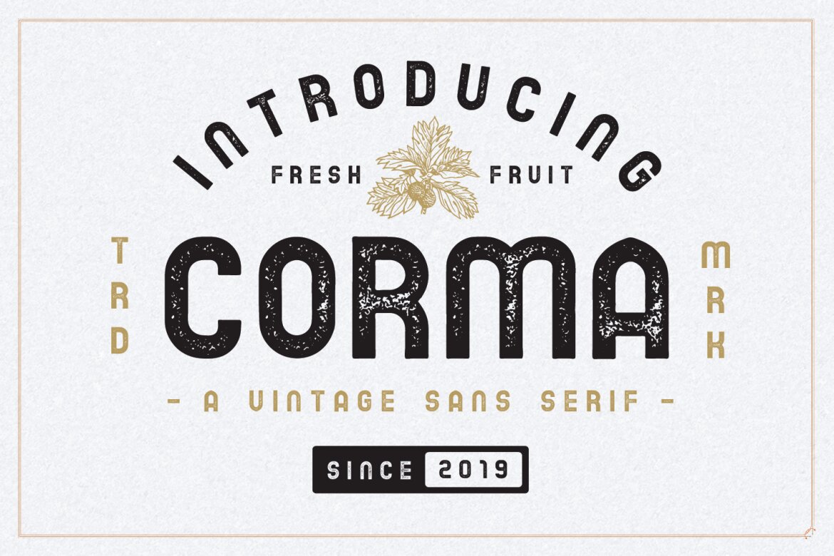 The Corma - 4 Font Files | Deeezy