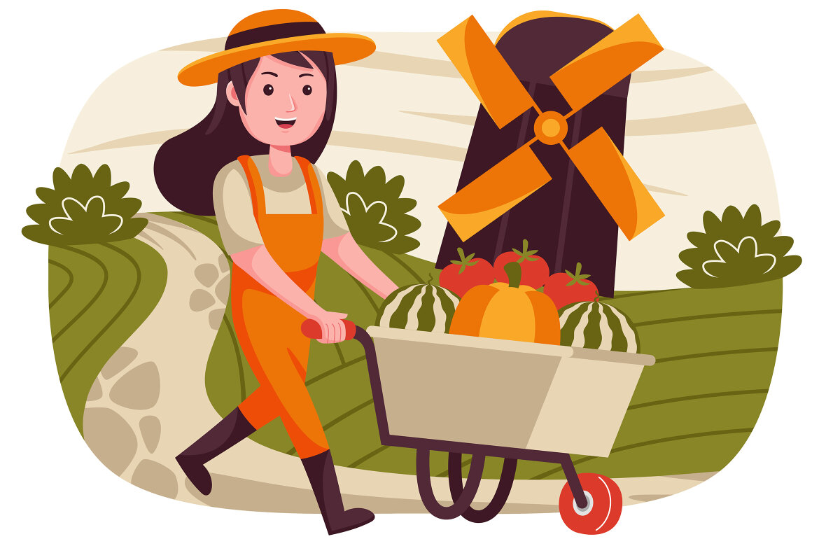 Farm Vector Illustration #01 | Deeezy
