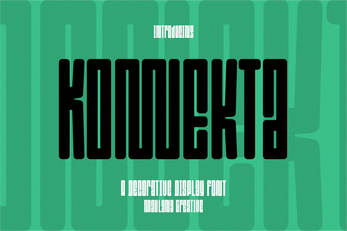 Konnekta Decorative Display Font | Deeezy Konnekta Decorative Display Font | Deeezy