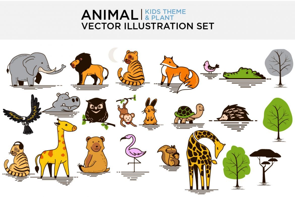 Animal Vector Set | Deeezy