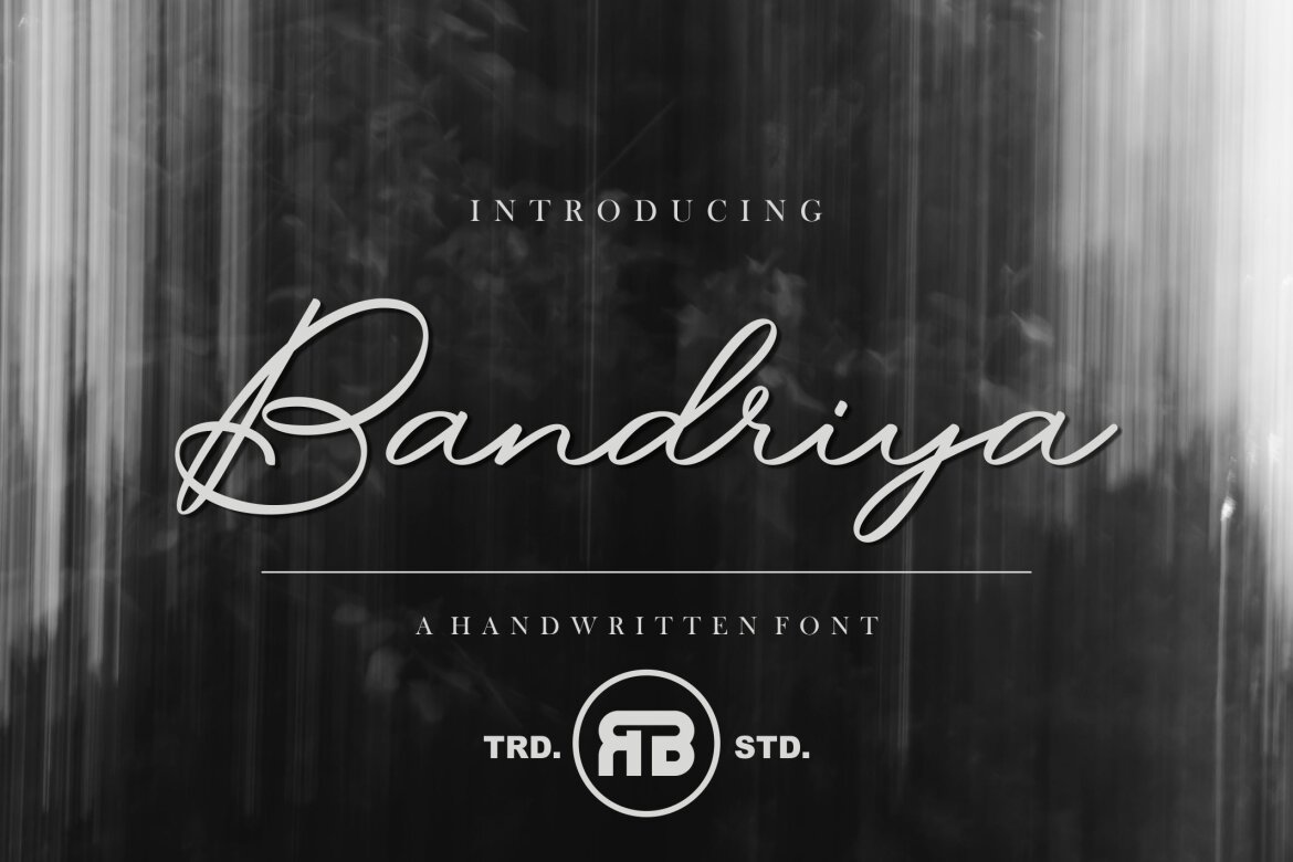 Bandriya - Handwritten Script Font | Deeezy