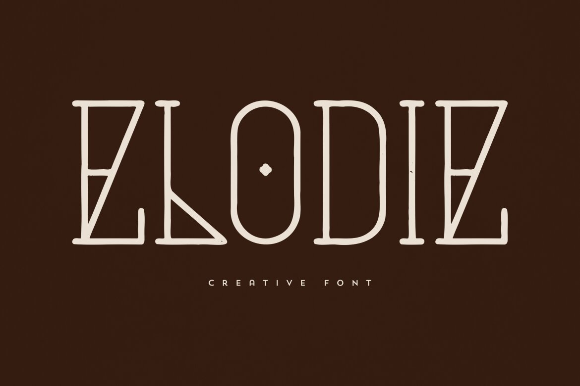 Elodie creative font | Deeezy
