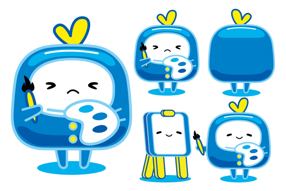 Blue Mascot Character (Artist) | Deeezy