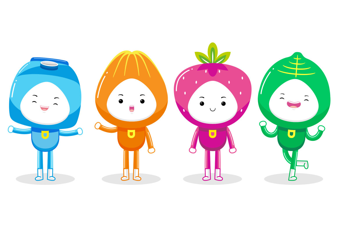 Cute Mascot Character Vector Illustration #01 | Deeezy