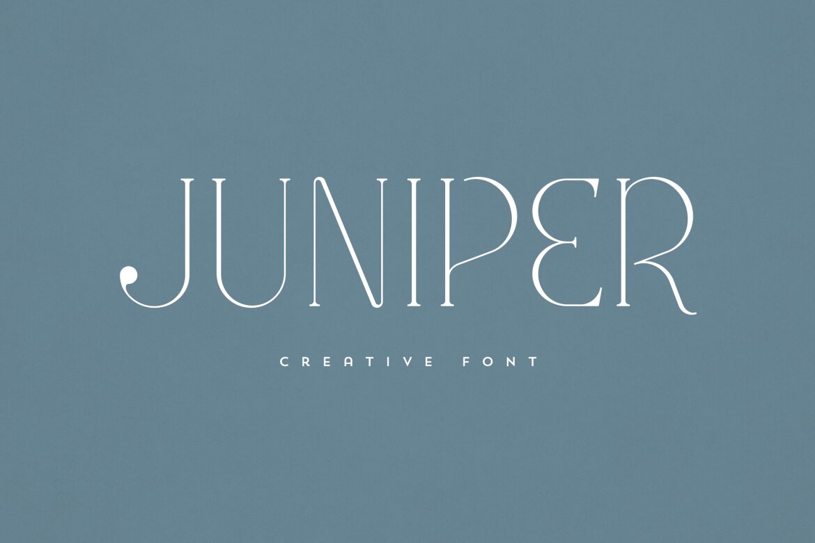 Juniper creative font | Deeezy