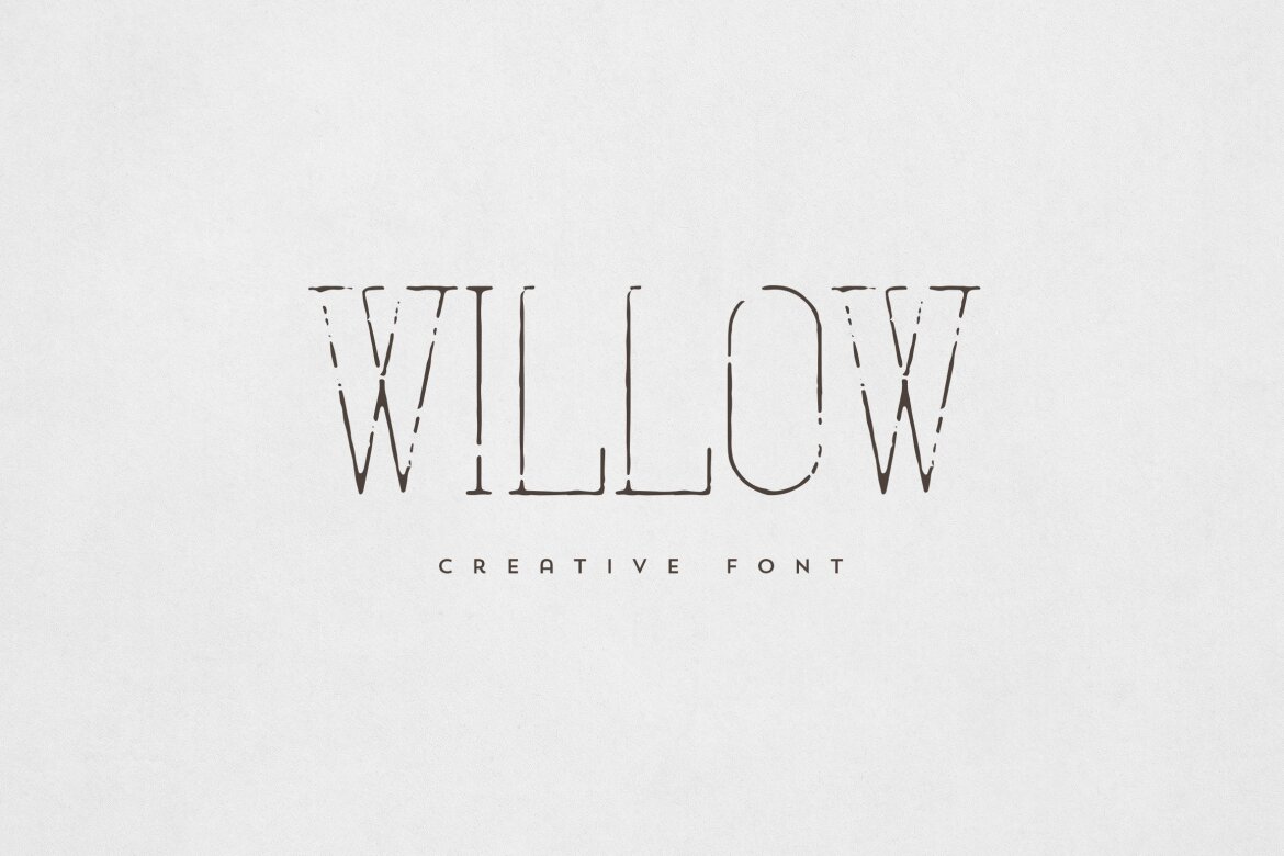 Willow creative font | Deeezy