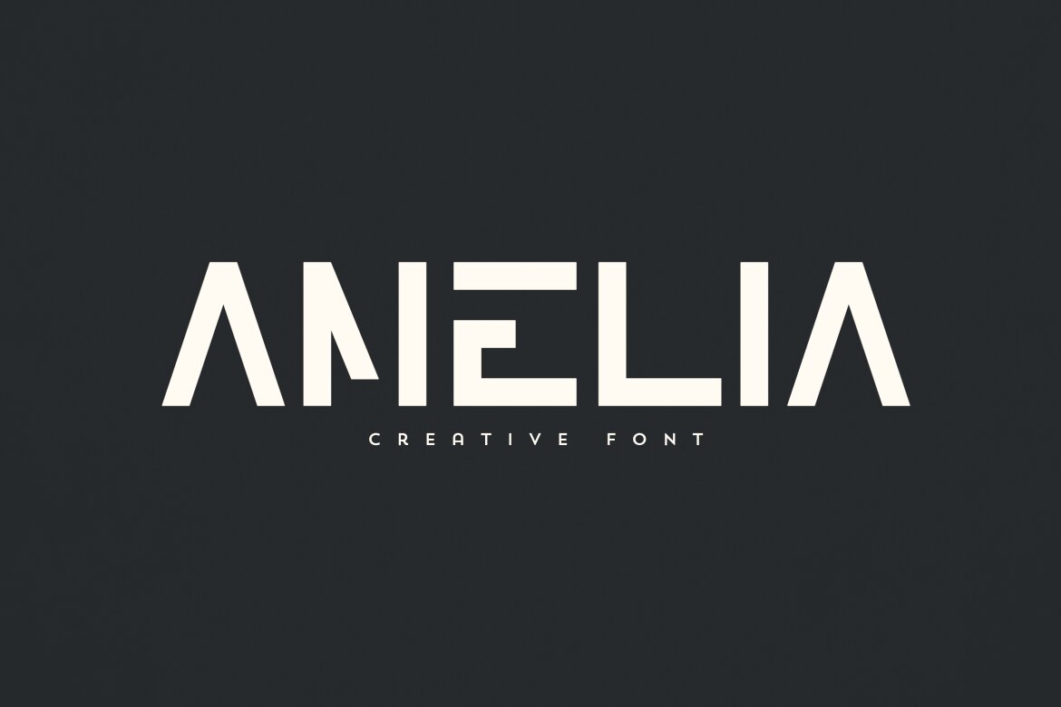 Amelia creative font | Deeezy