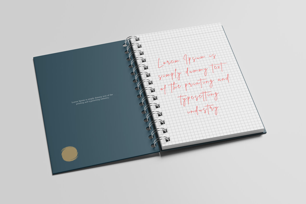 Spiral Notebook Mockup | Deeezy
