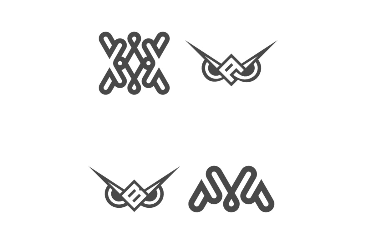M Drop A B owl ornament - Free Logo Shapes | Deeezy