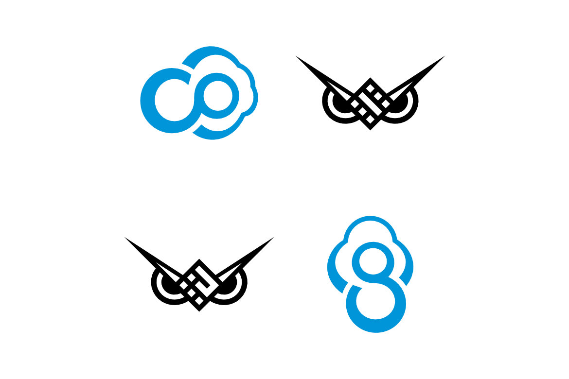 I J owl CO cloud and 8 cloud - Free Logo Shapes | Deeezy