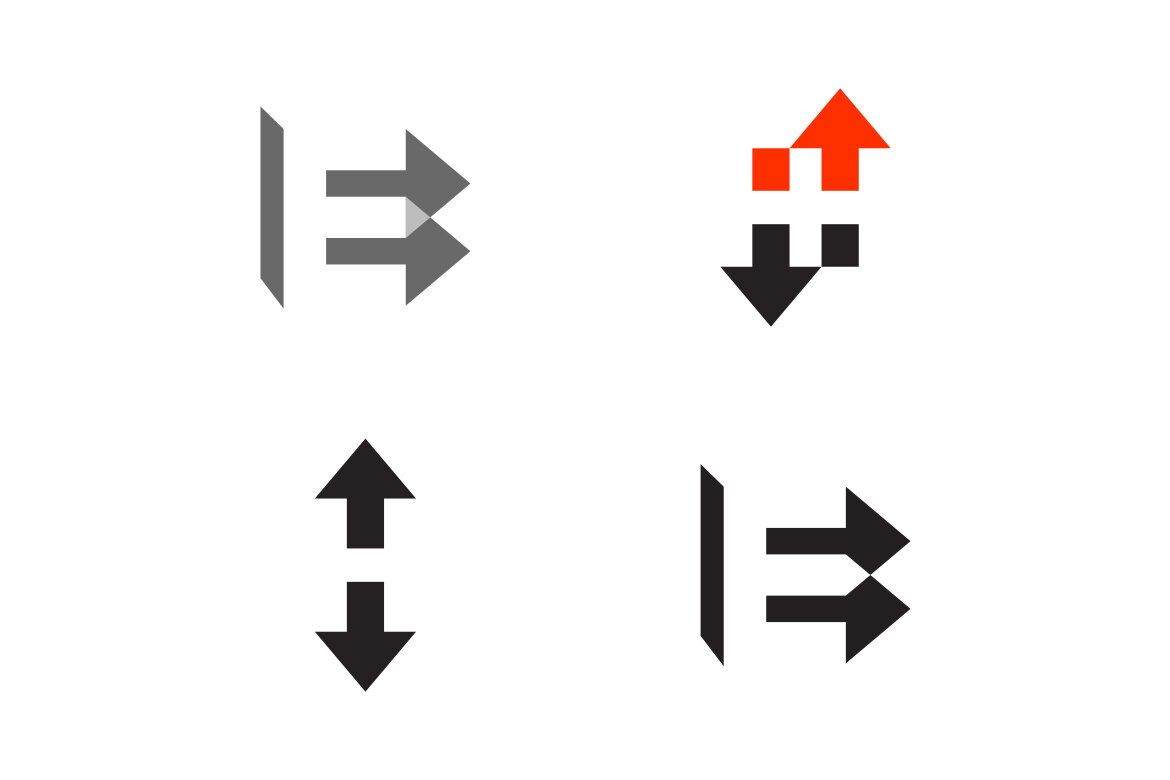 E arrow H arrow Plus arrow - Free Logo Shapes | Deeezy