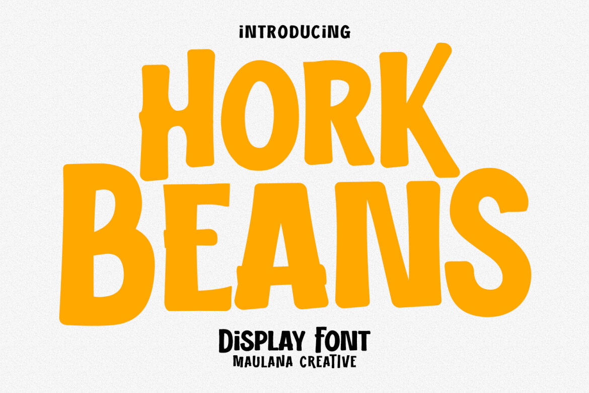 Hork Beans Handwritten FREE Font | Deeezy