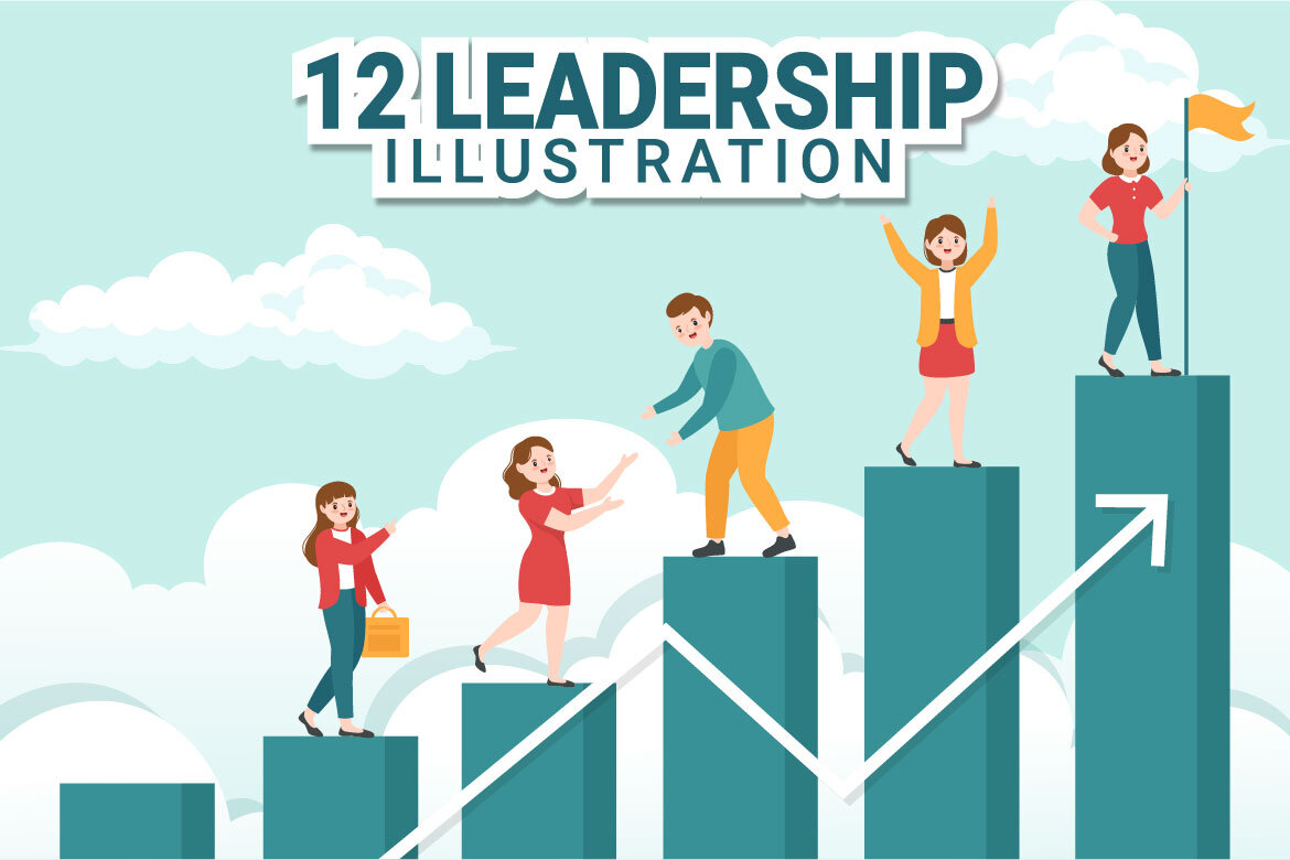 12 Business Leadership - FREE Illustrations | Deeezy