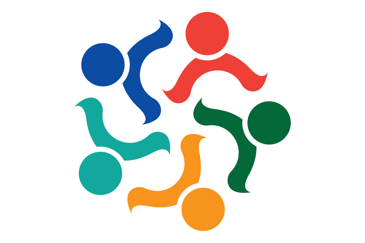 Community network logo vector social icon design template | Deeezy