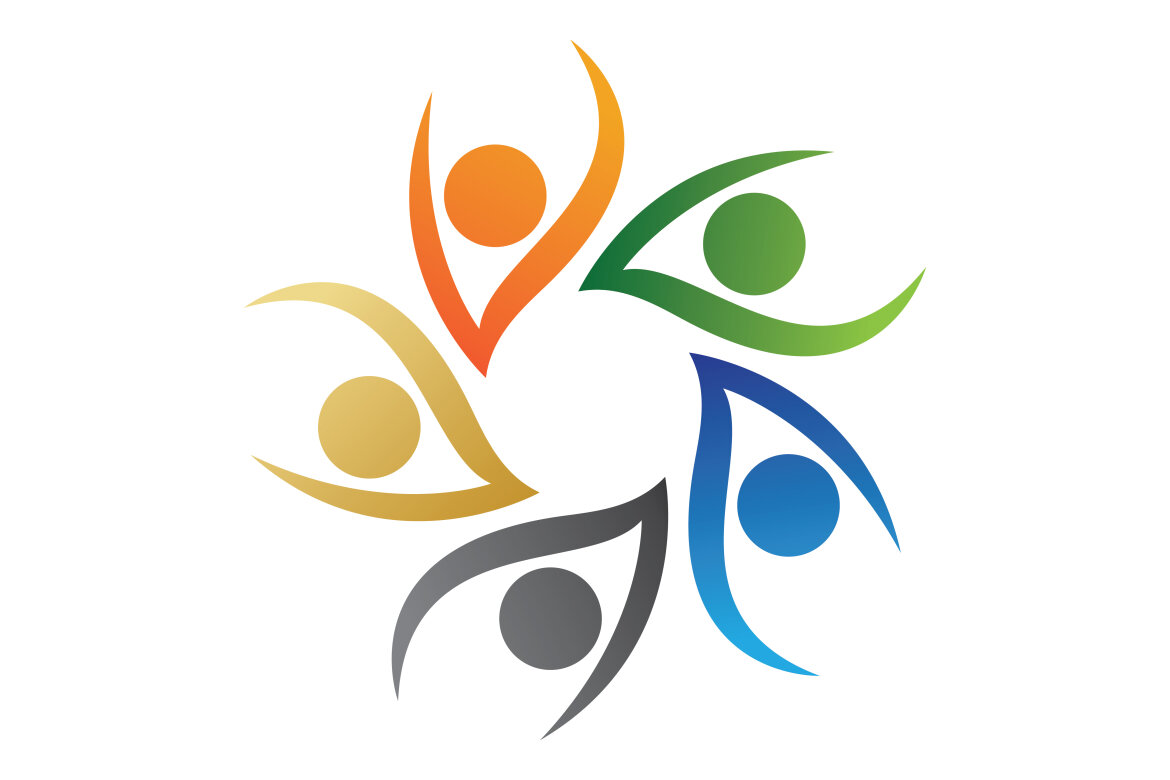 Community network logo vector social icon design template | Deeezy