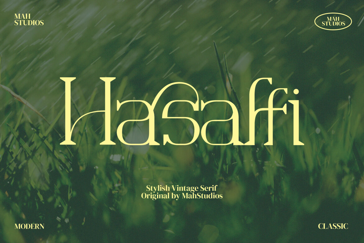 Hassafi Serif Fonts | Deeezy
