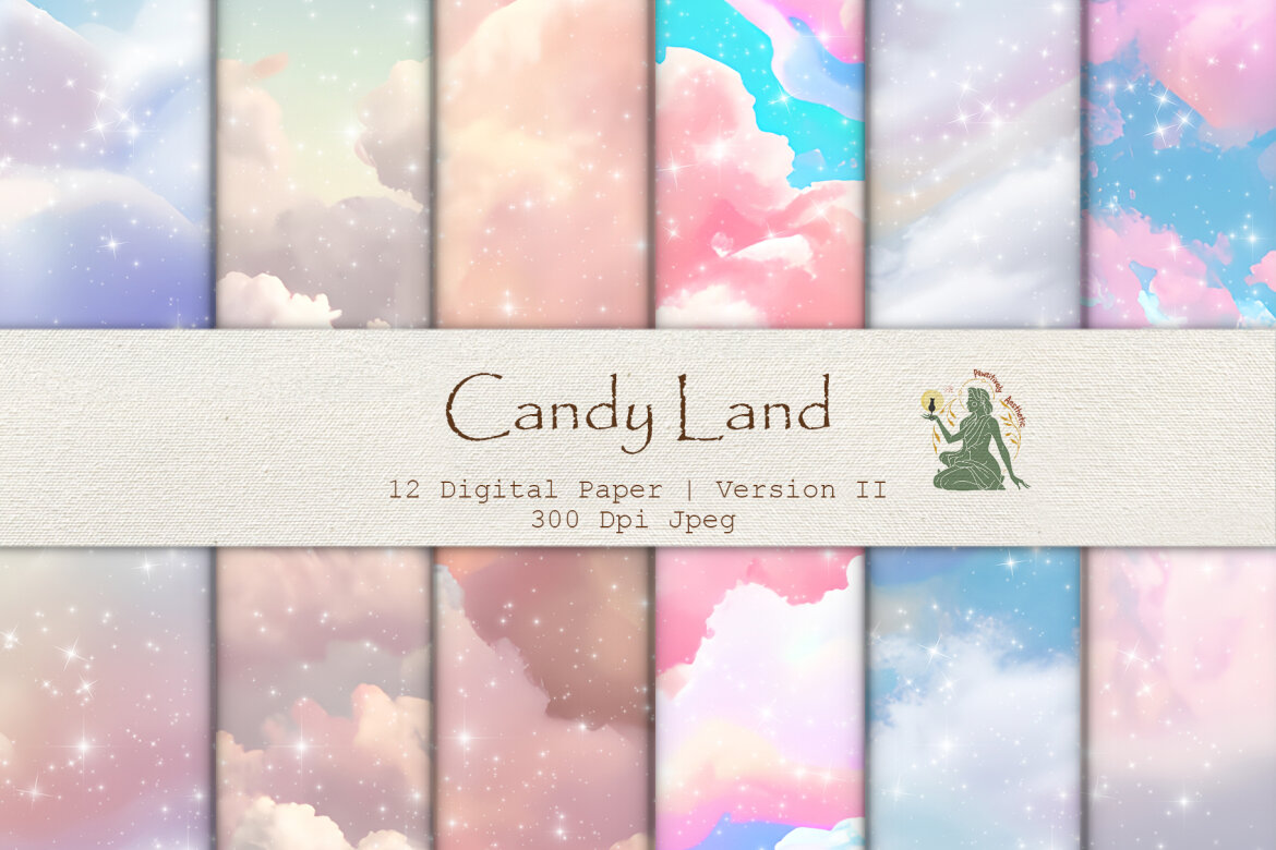 Candy Land V2 Digital Paper | Deeezy