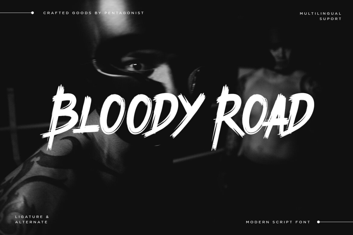 Bloody Road | Brush Display | Deeezy