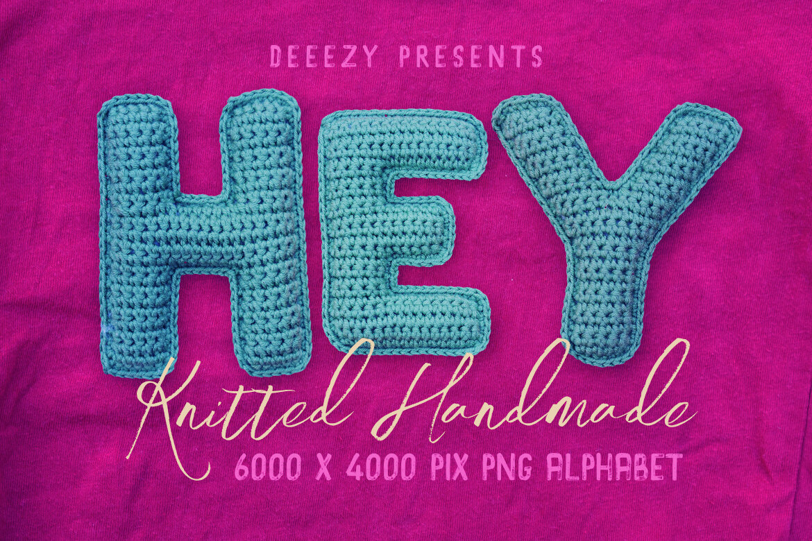 Knitted Handmade Alphabet | Deeezy