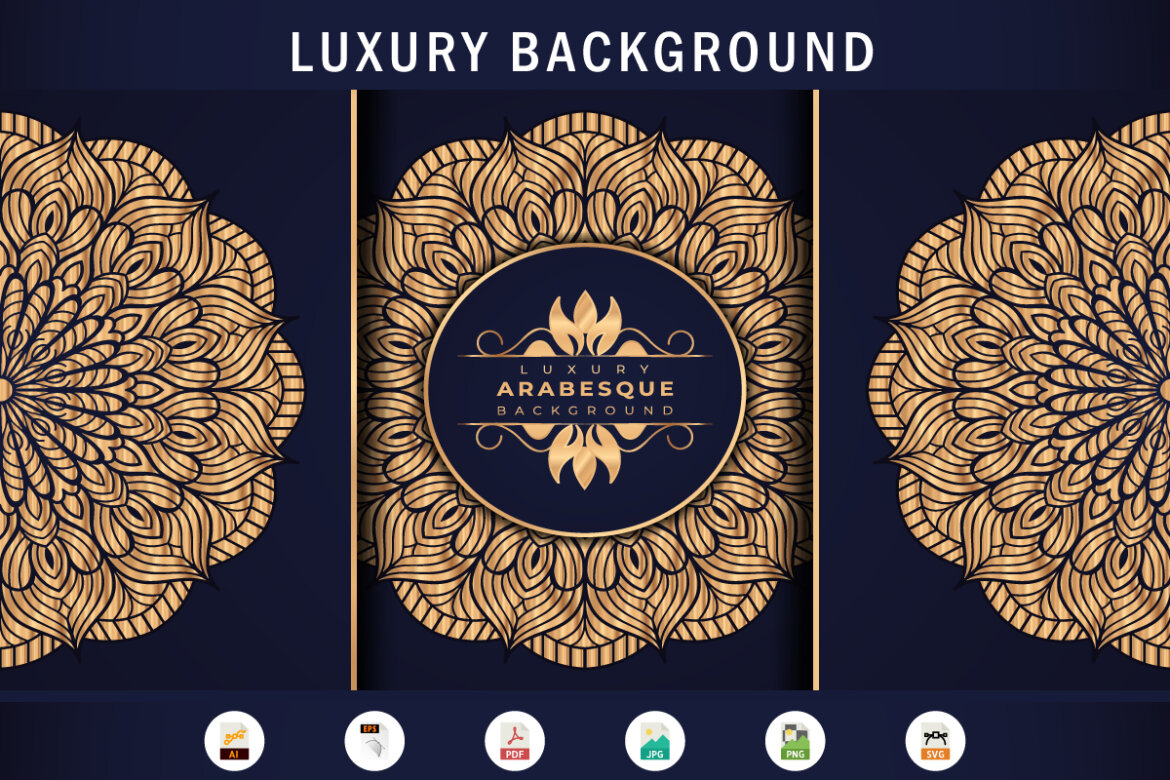 Luxury mandala background Design presentation Template-15 | Deeezy