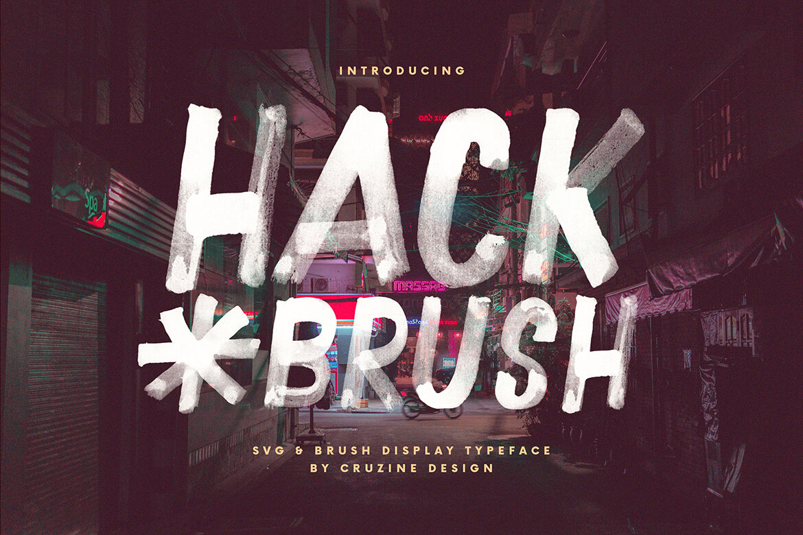 Hack Brush & SVG Font | Deeezy