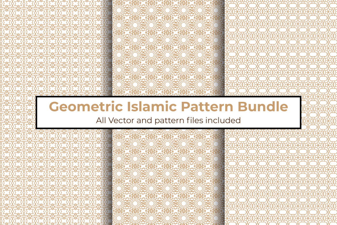 Islamic Style Seamless Patterns Set-04 | Deeezy