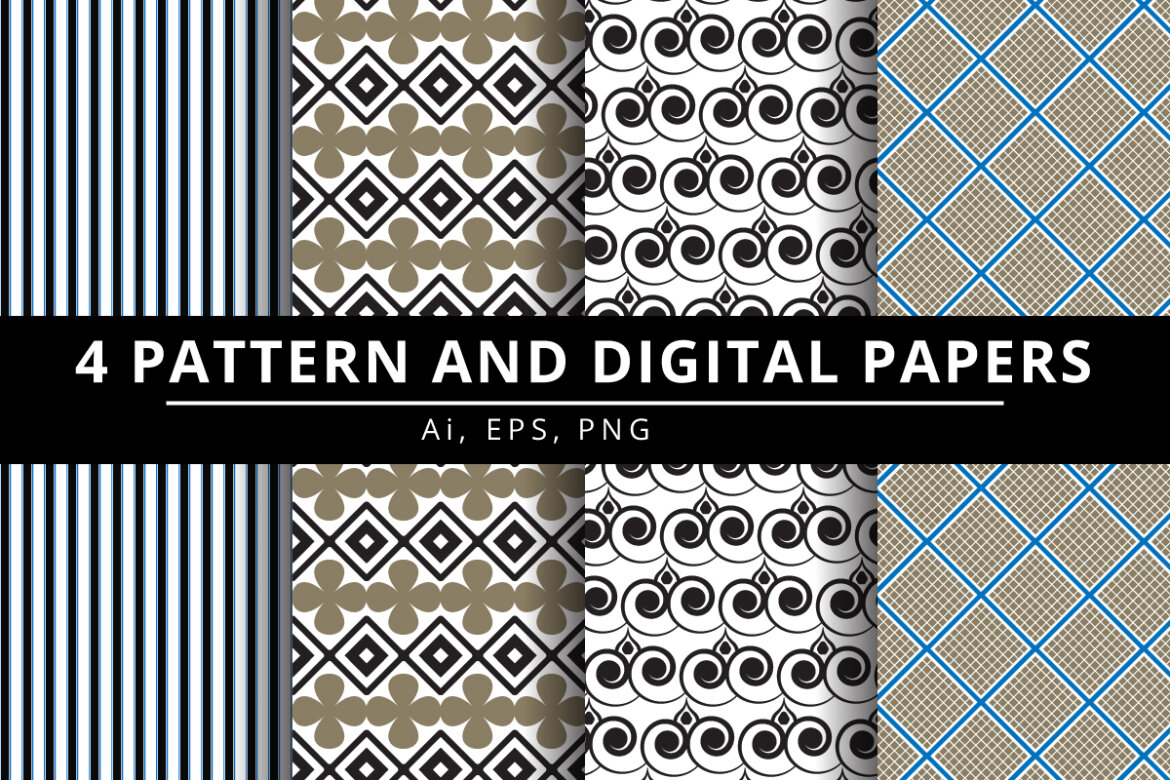 FREE Textile Pattern and Digital Paper-02 | Deeezy