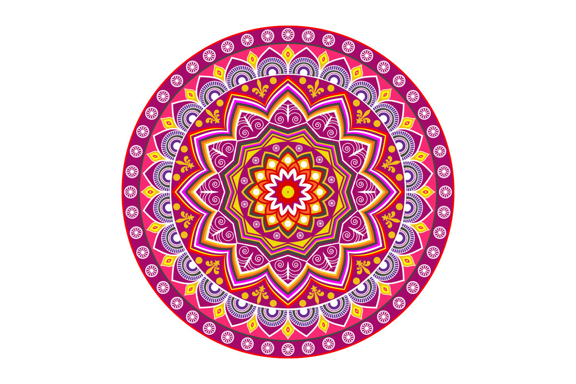 FREE Mandala Illustration on doodle style-02 | Deeezy