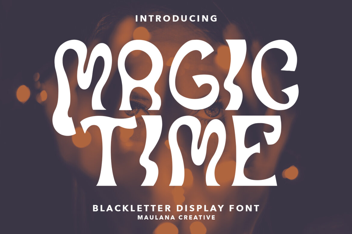 Magic Time Blackletter Display Font | Deeezy