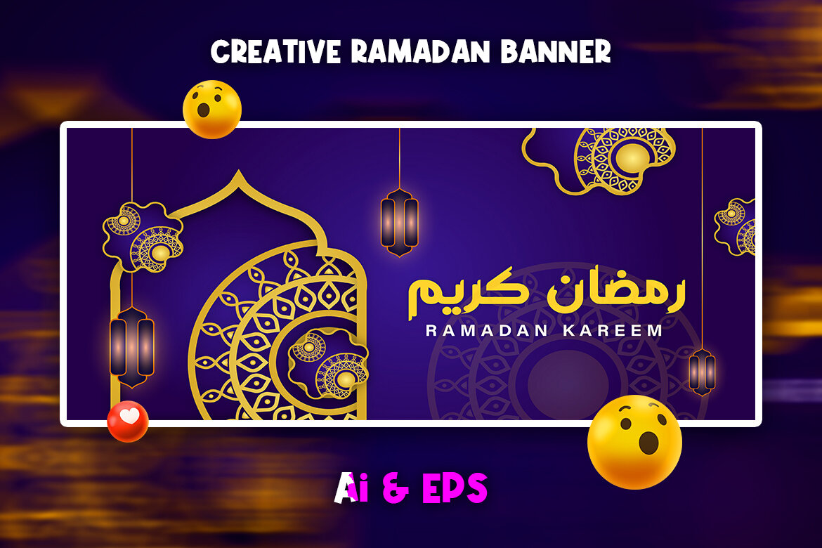 Creative Ramadan Vector Banner Template | Deeezy