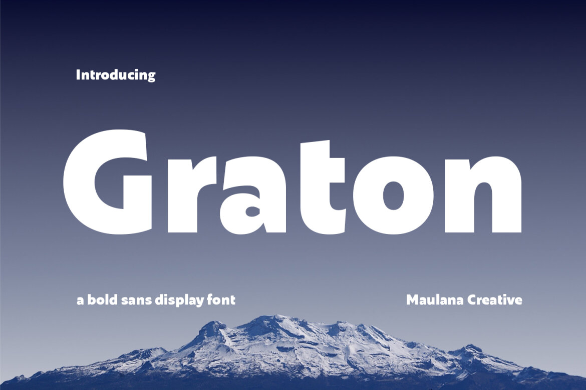 Graton Bold Sans FREE Font | Deeezy