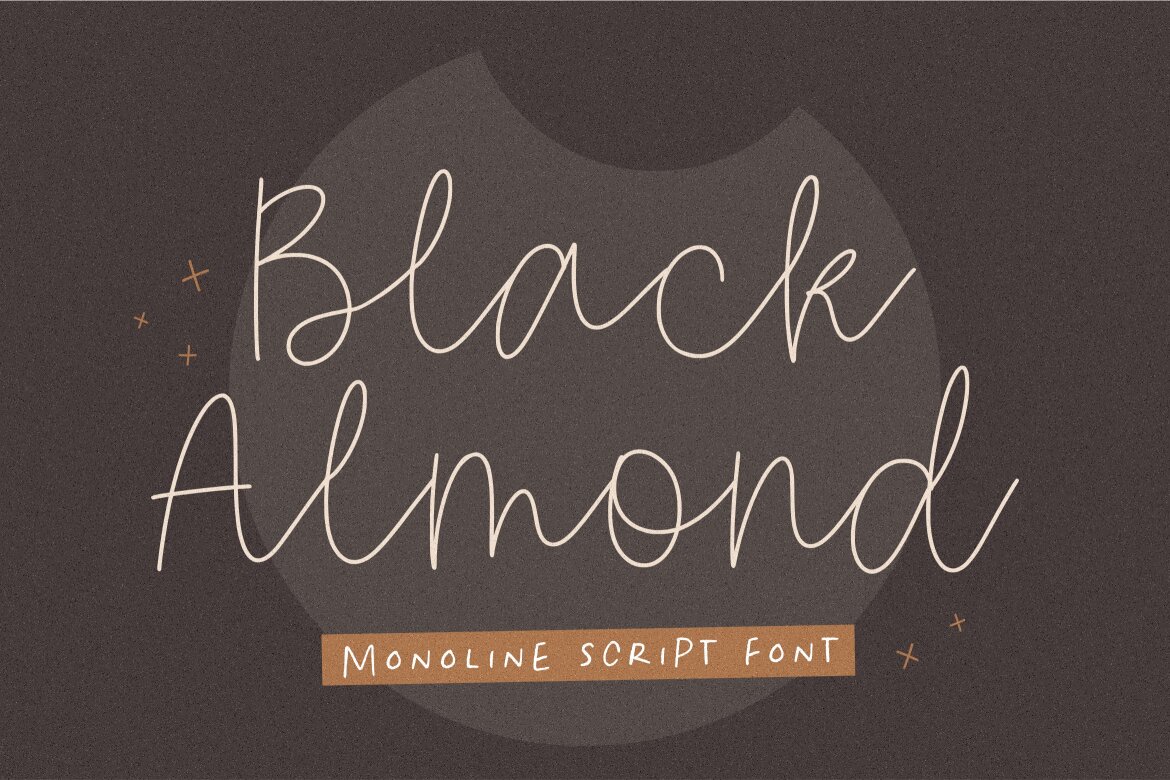 Black Almond Font | Deeezy