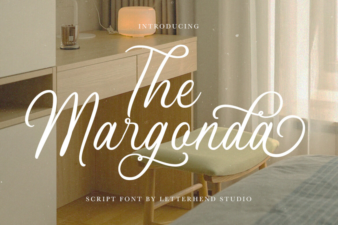 The Margonda - Script Font | Deeezy