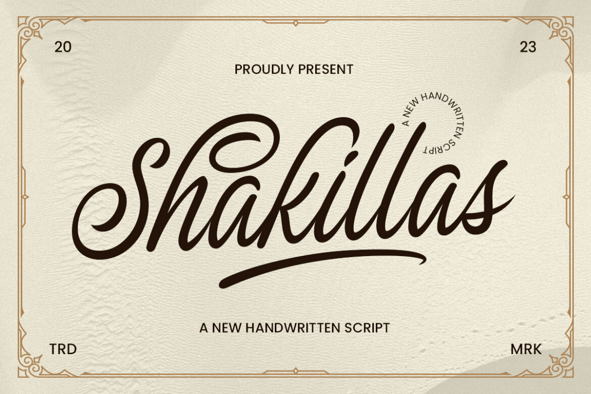 The Shakillas - Handwritten Script | Deeezy