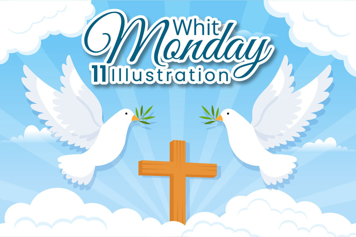 11 Whit Monday Vector Illustration | Deeezy