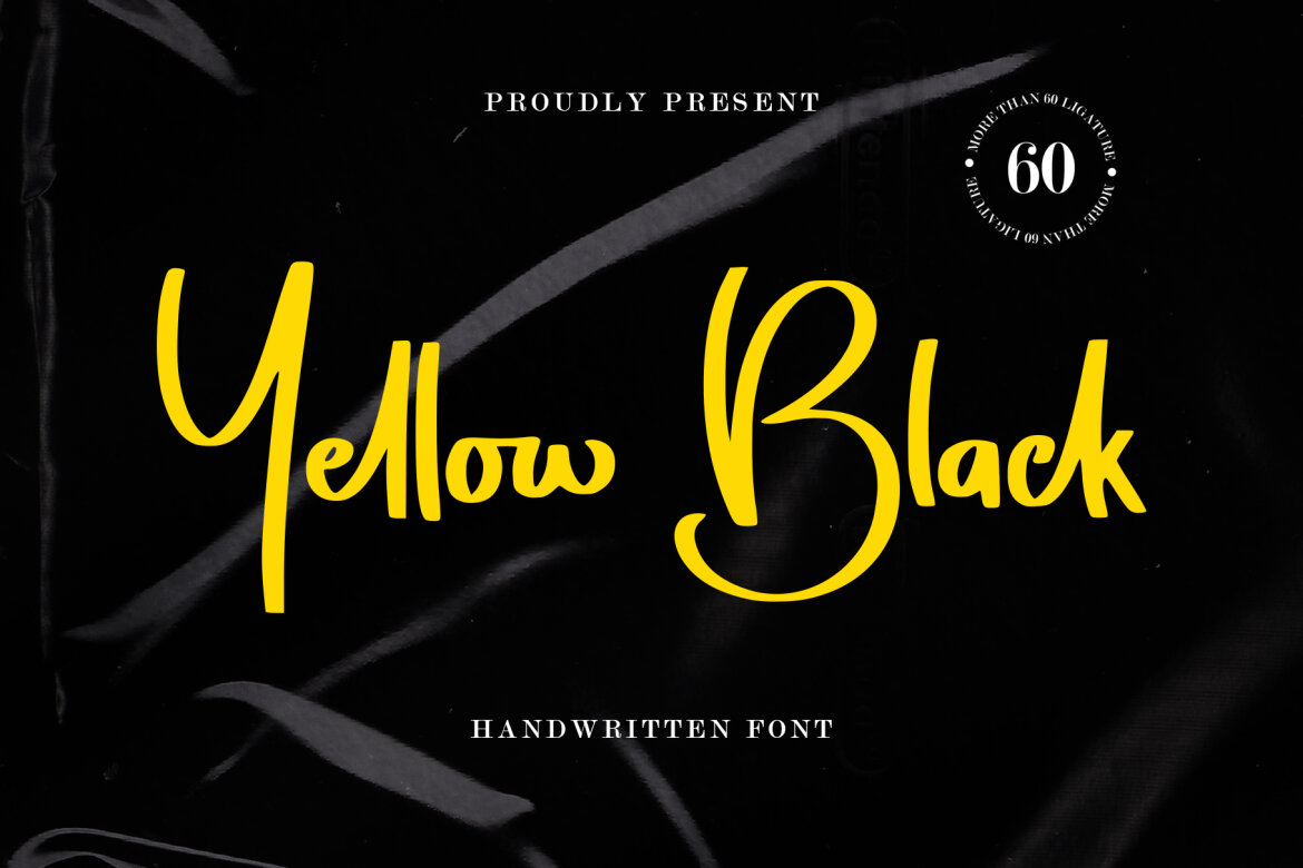 Yellow Black FREE Font | Deeezy