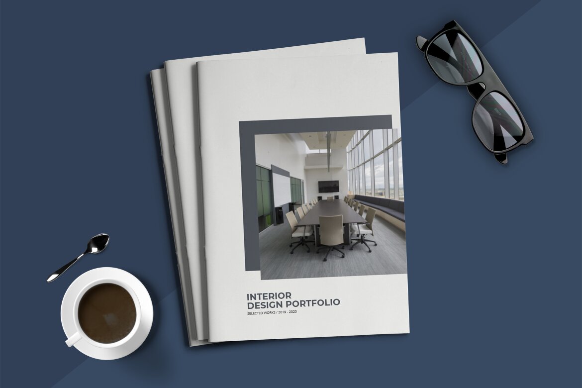 Minimal Portfolio Interior Design Template | Deeezy